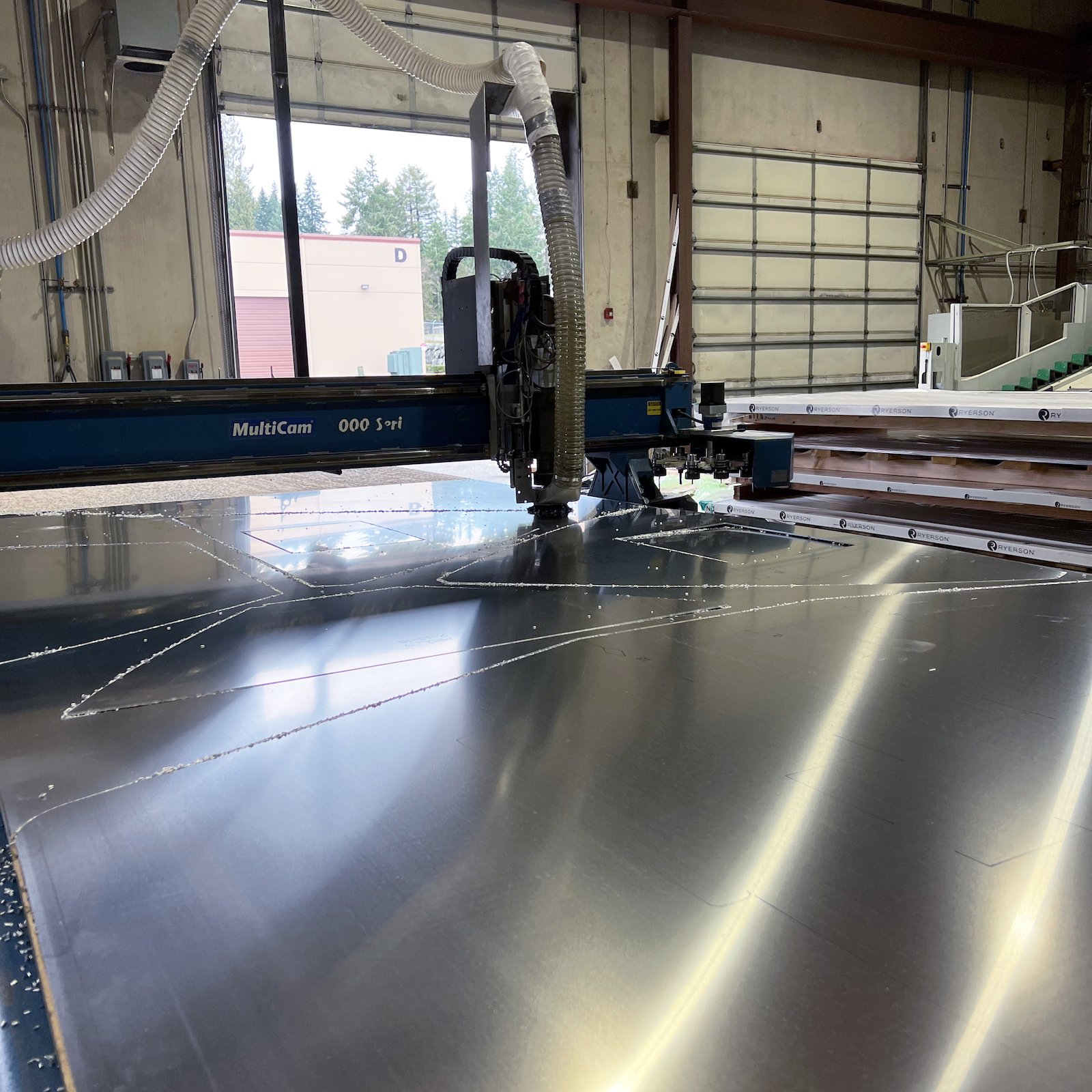 Size and Material Information about our CNC Routers